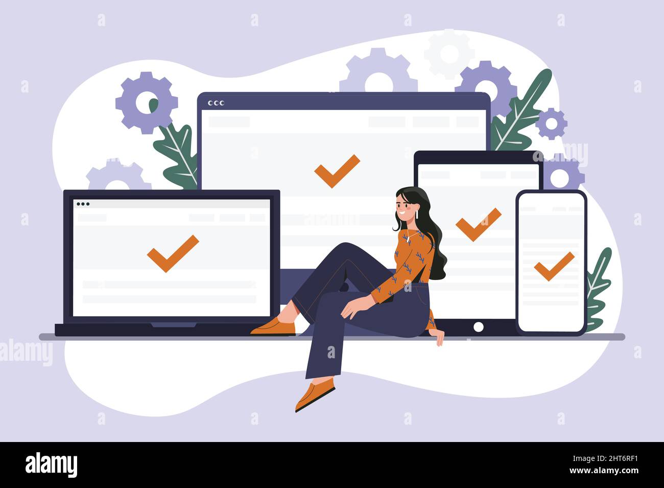 Finished result Stock Vector Images - Alamy