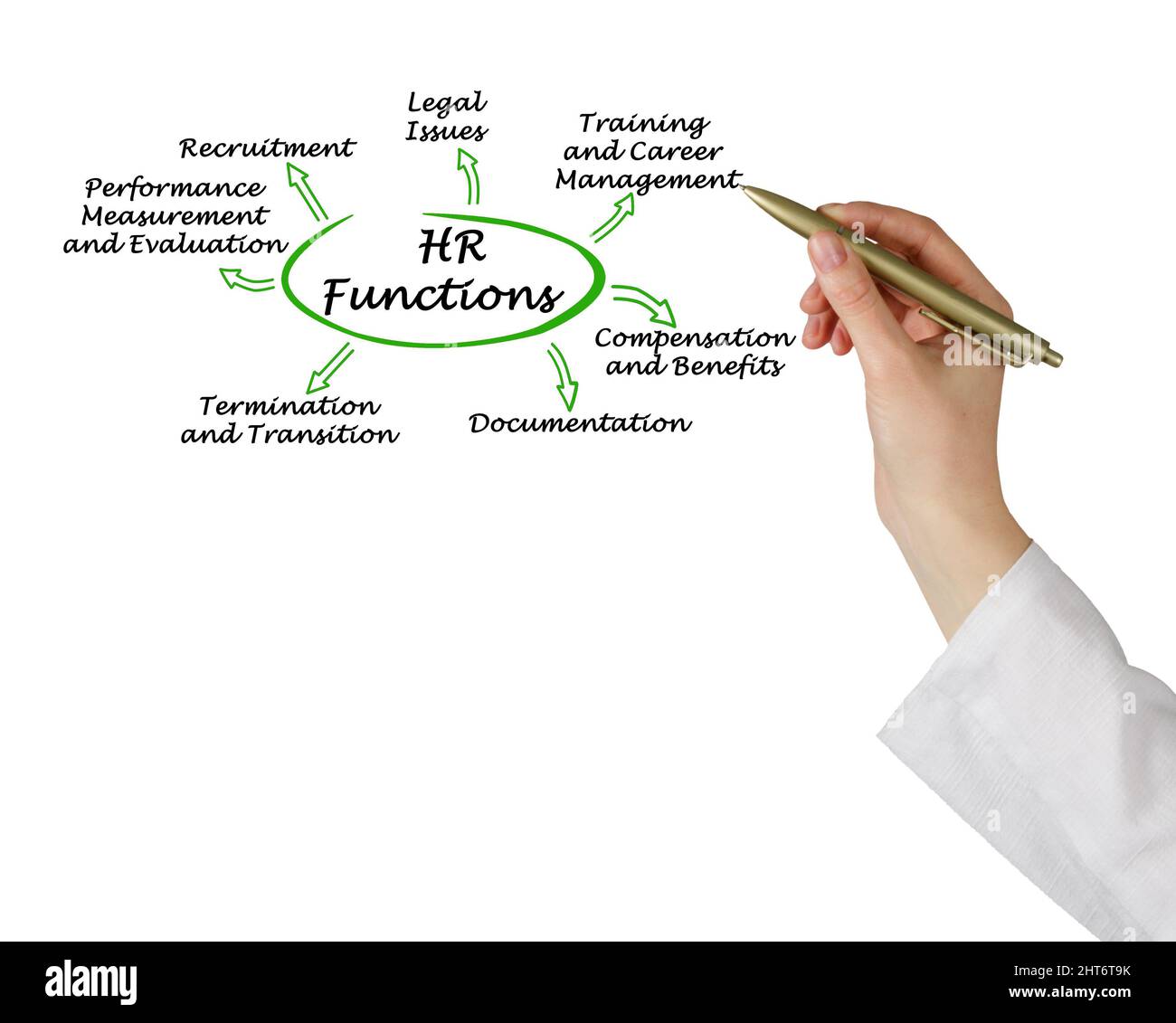 Seven funcions of human resources Stock Photo - Alamy