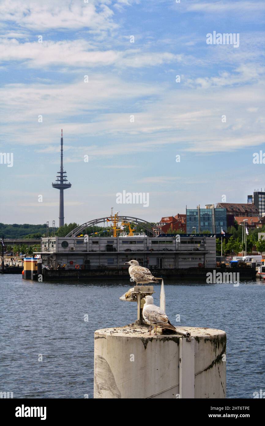 Horn bridge harbour kiel hi-res stock photography and images - Alamy