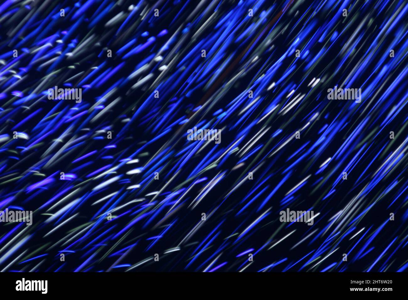 Macro photo of the photon in motion and accurately transmit information ...