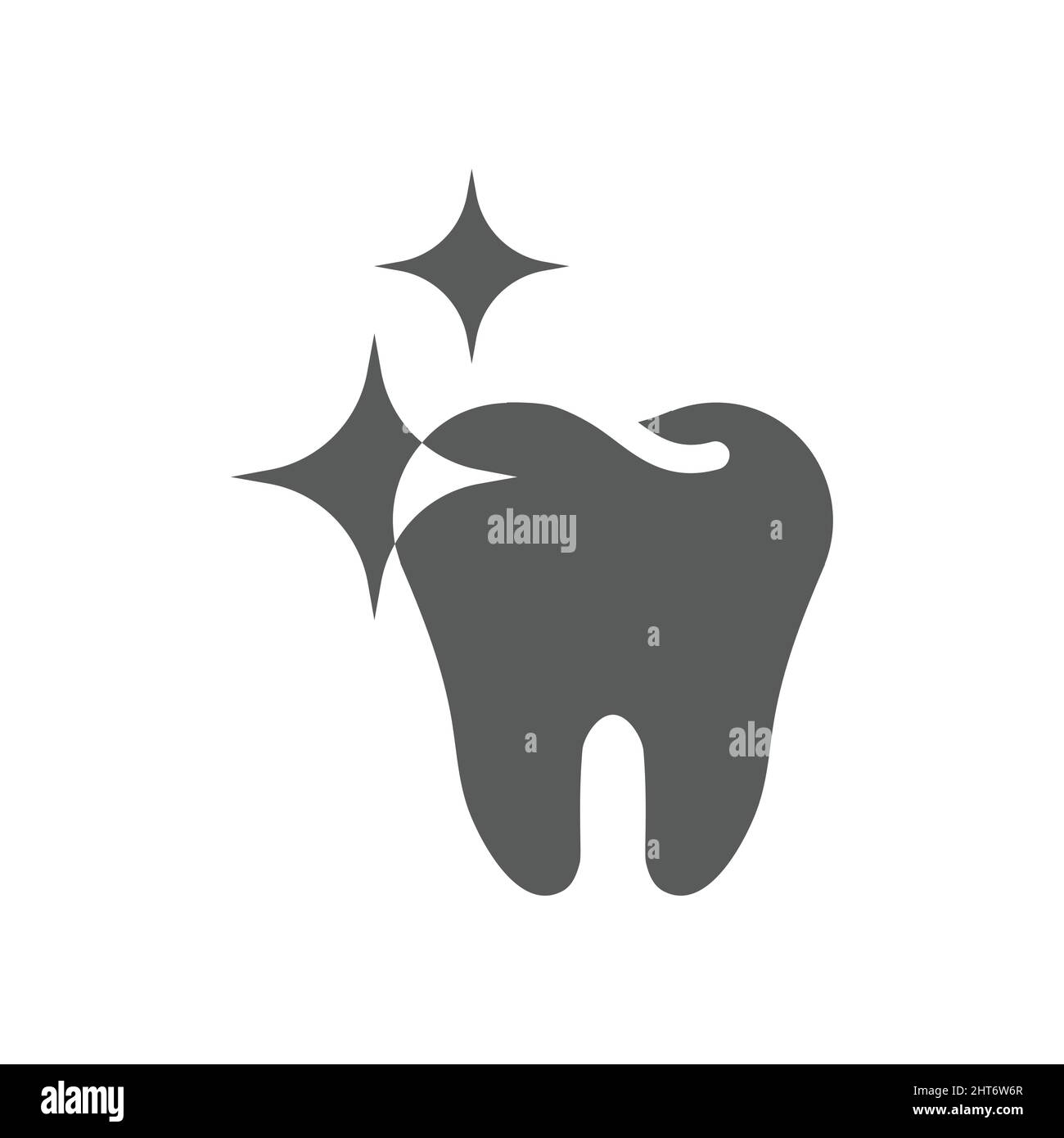 Tooth healthy and strong black icon. Dental health and hygiene filled ...