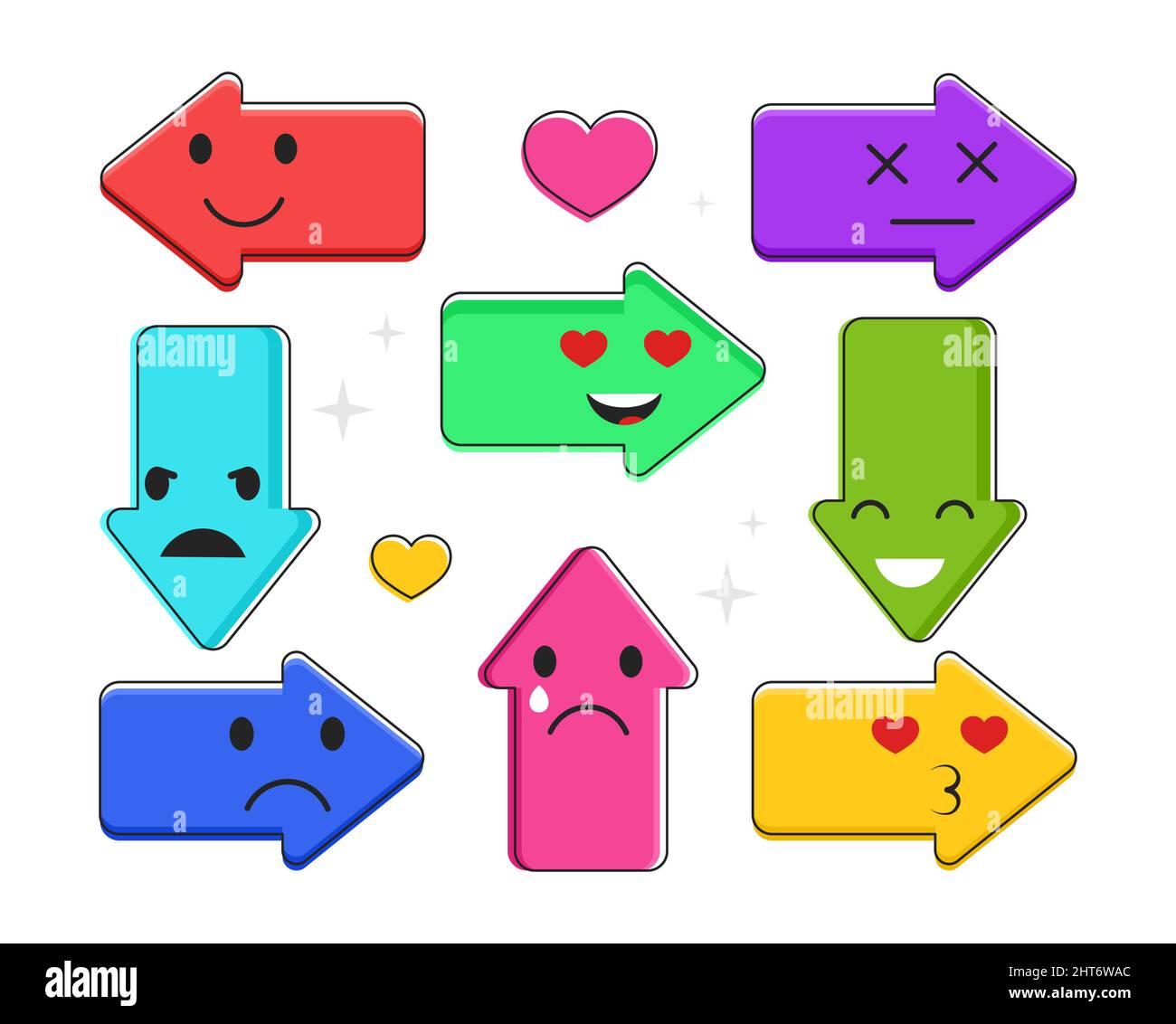 Set of arrows Stock Vector Image & Art - Alamy