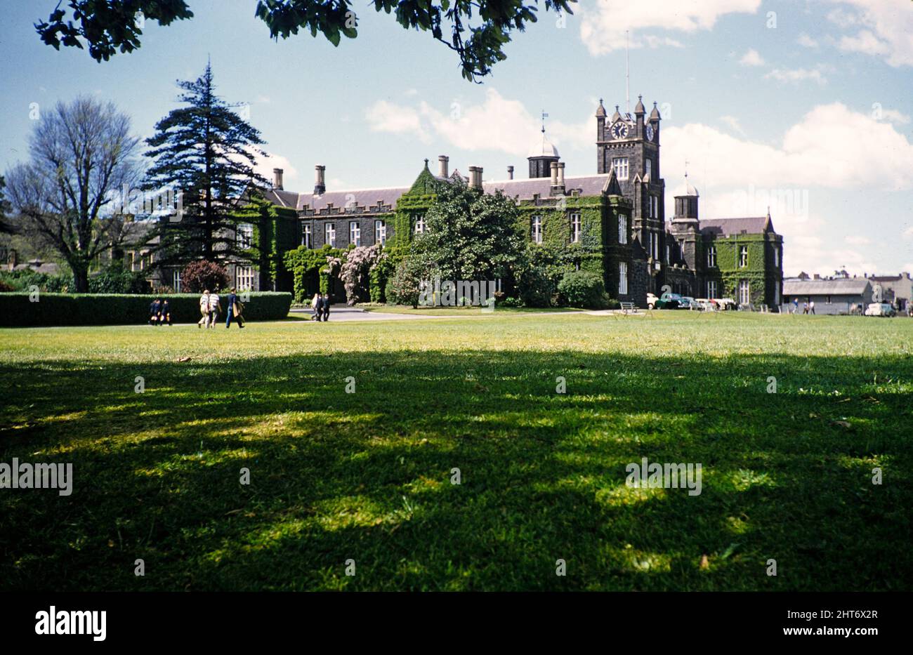 Buildings and grounds of Melbourne Grammar School, Melbourne, Victoria, Australia 1956 Stock ...