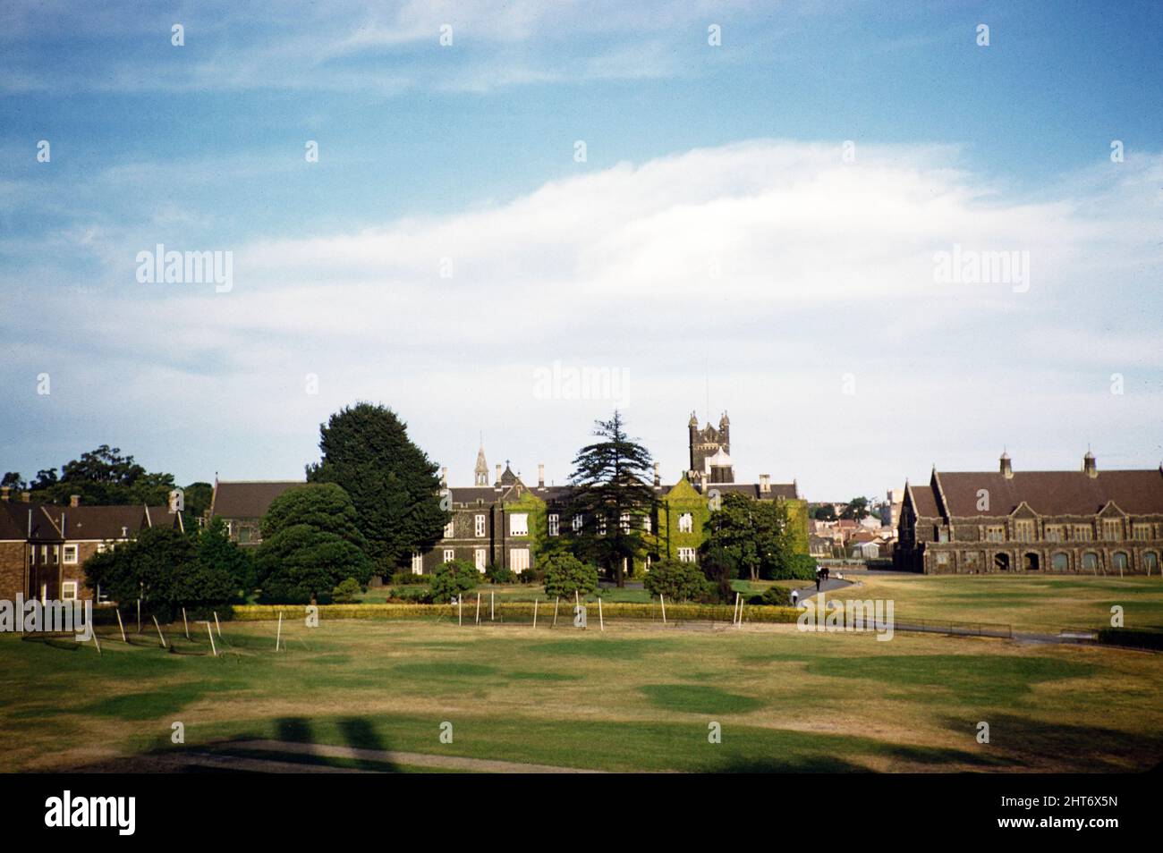 Buildings and grounds of Melbourne Grammar School, Melbourne, Victoria, Australia 1956 Stock ...