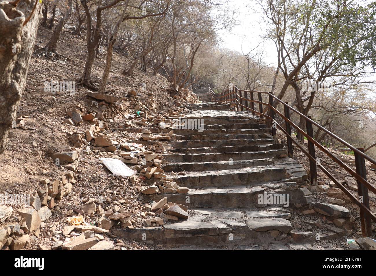 Railing road hi-res stock photography and images - Alamy