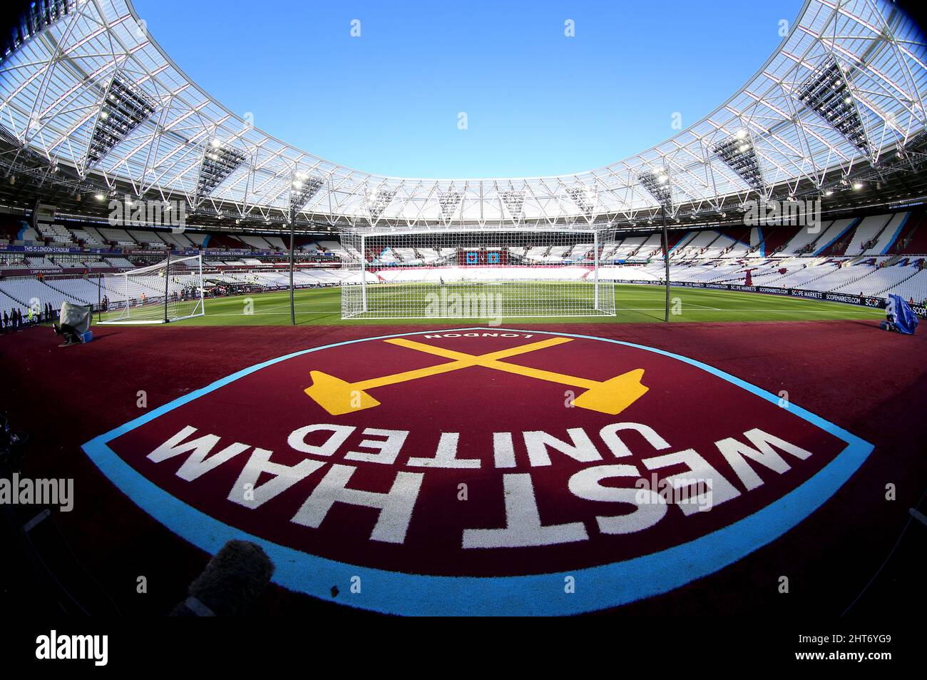 A general view of the stadium ahead of the Premier League match at the ...
