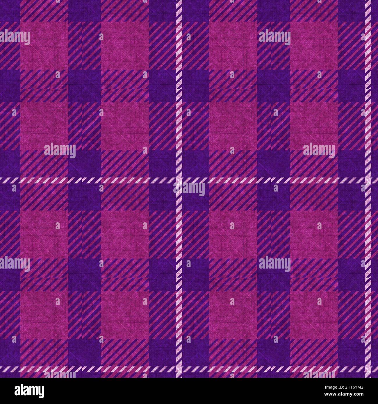 Bright pink summer woven plaid texture. Seamless woollen feminine style ...