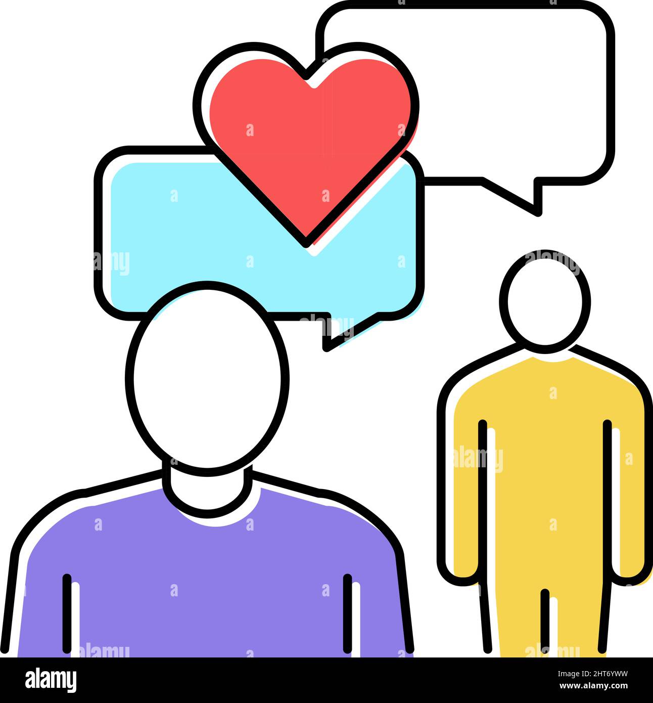 courtesy soft skill color icon vector illustration Stock Vector Image ...