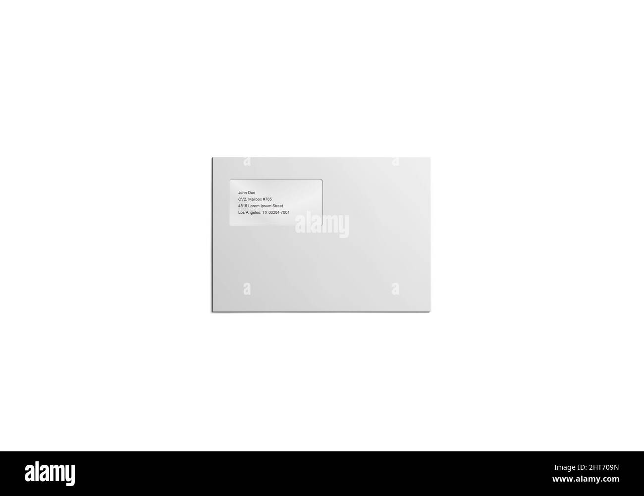 Envelope C5 C6 Mockup 3D Rendering Stock Photo - Alamy