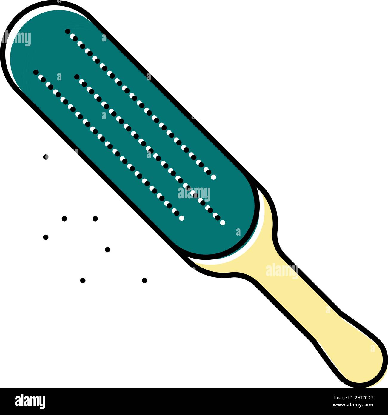 heel skin exfoliator color icon vector illustration Stock Vector Image ...