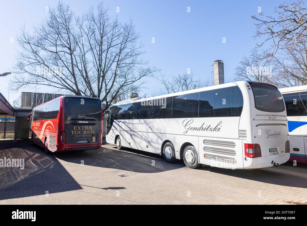 German buses hi-res stock photography and images - Alamy