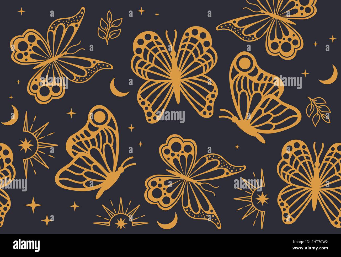 Magic seamless pattern Stock Vector Image & Art - Alamy