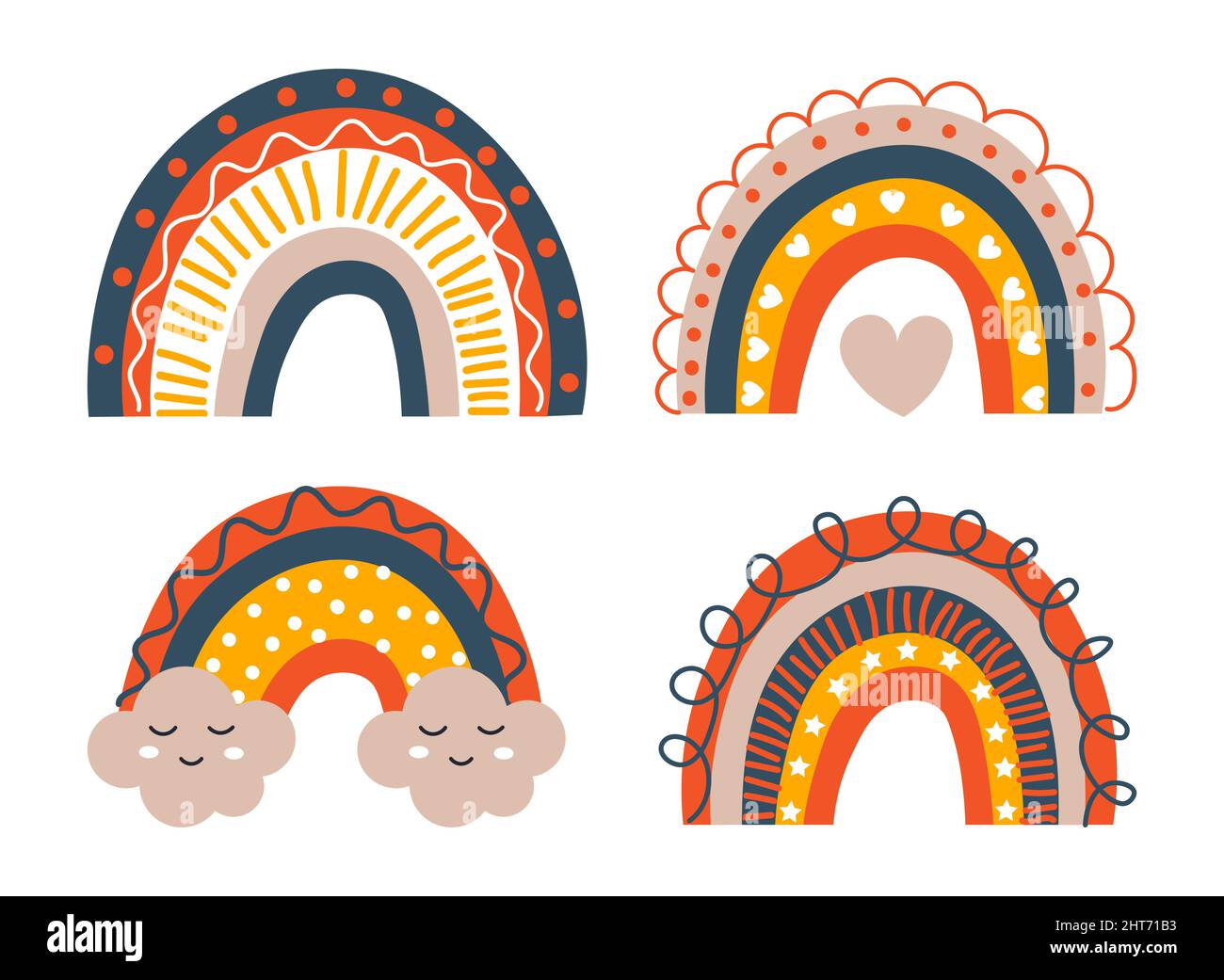 Set of rainbow Stock Vector Image & Art - Alamy