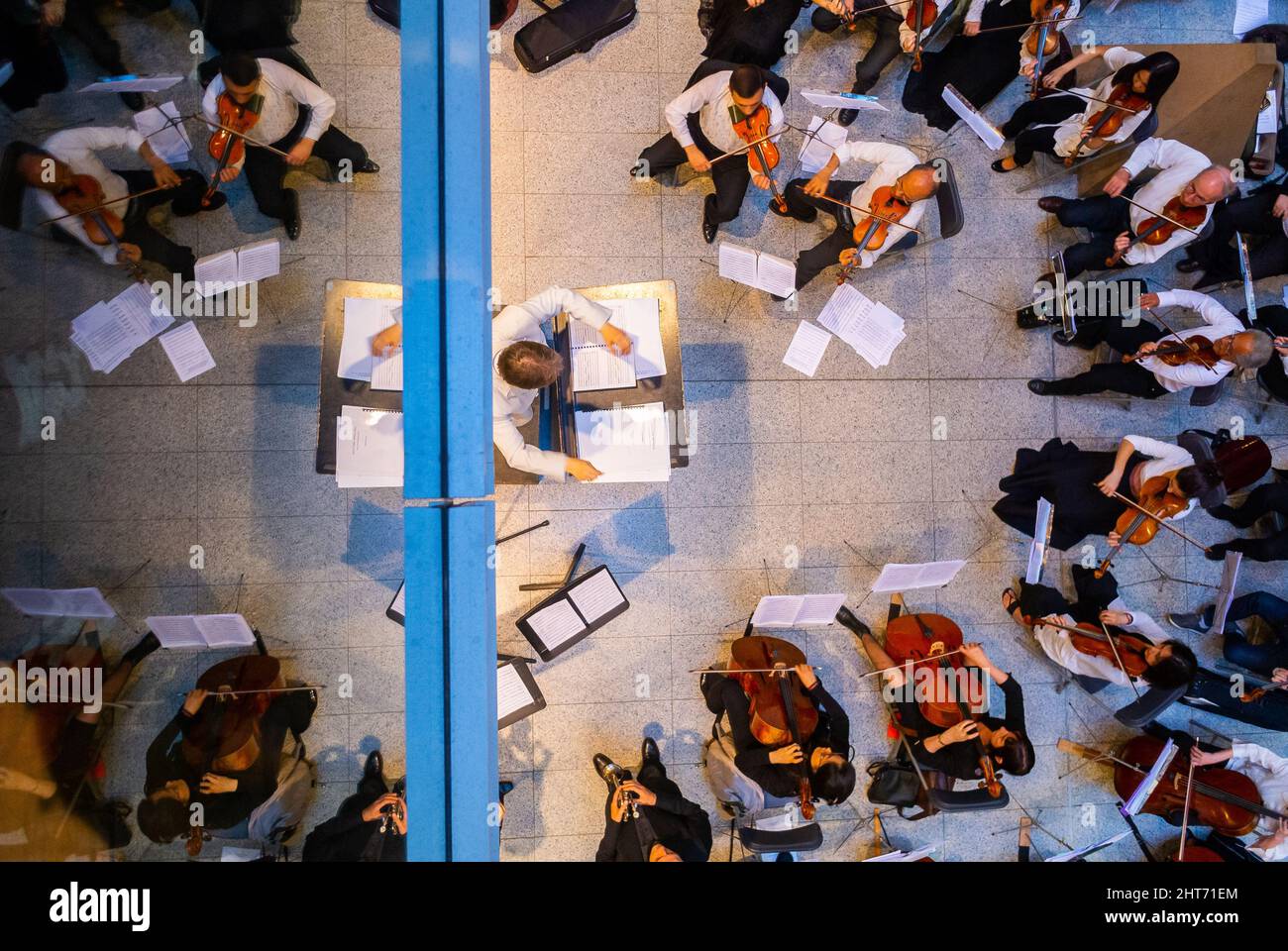 Paris, France, High Angle, Classical Music Concert, High Symphony ...