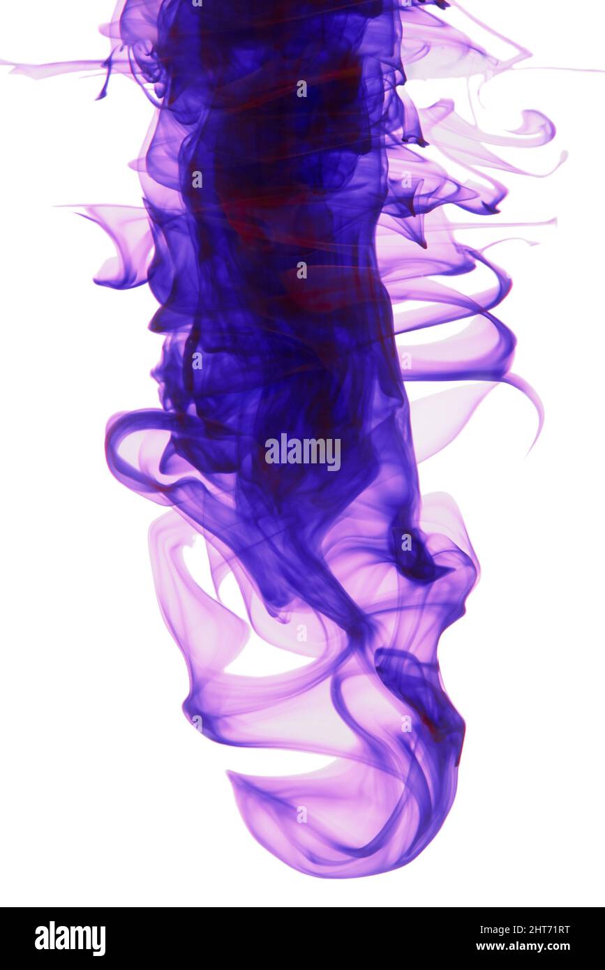 Purple Ink In Water