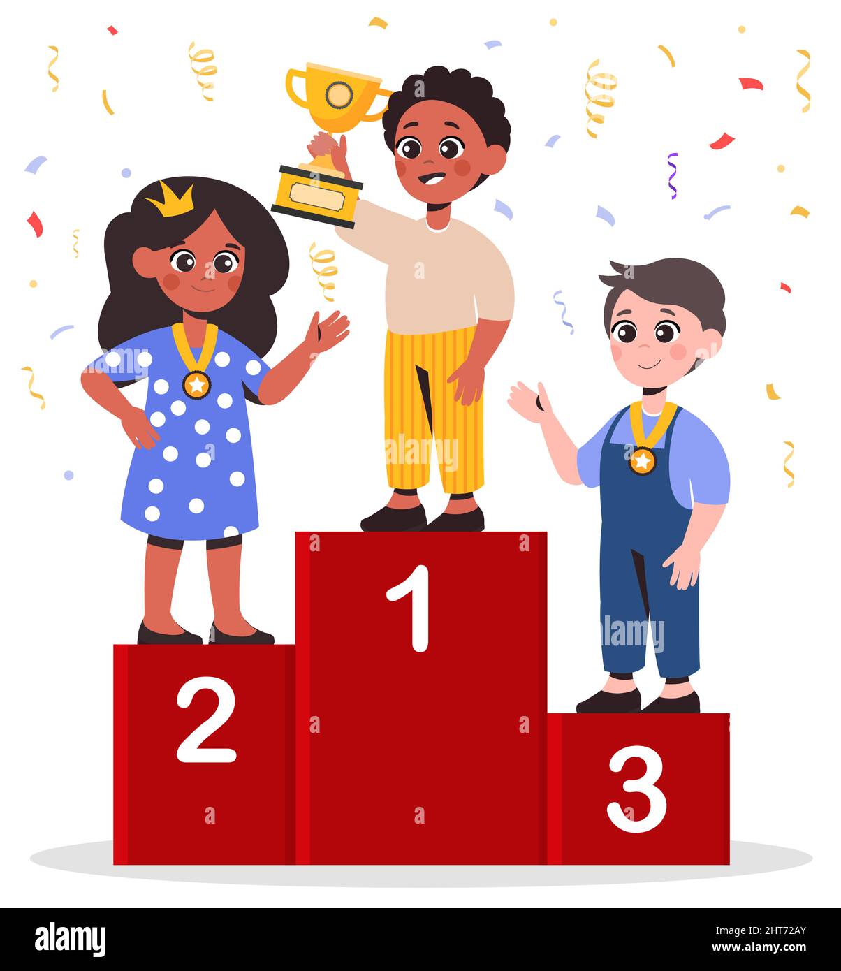Winner Cartoon Clipart Of Children