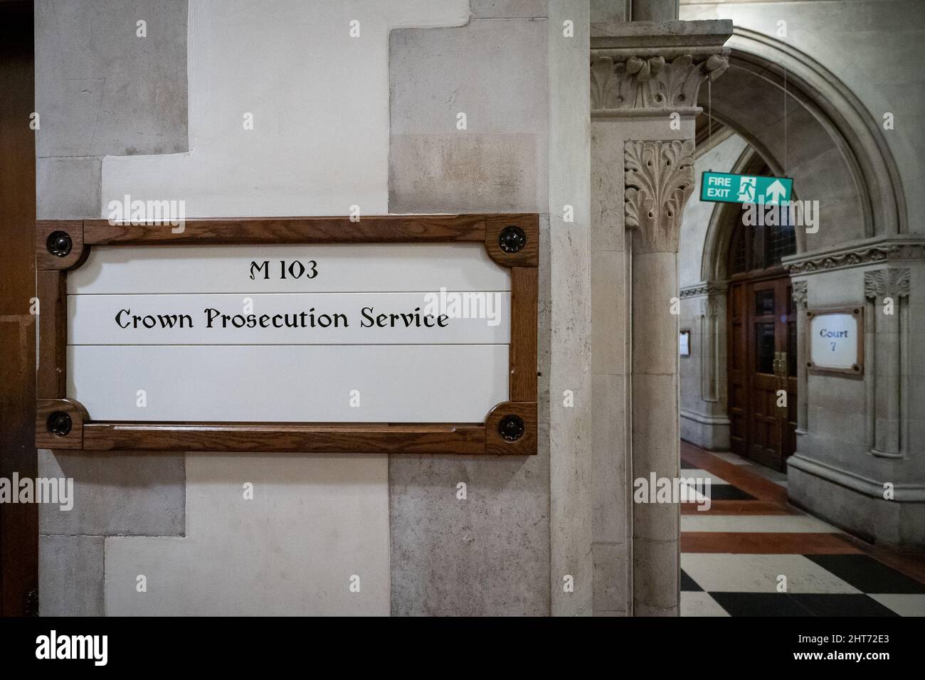 Crown prosecution service sign hi-res stock photography and images - Alamy