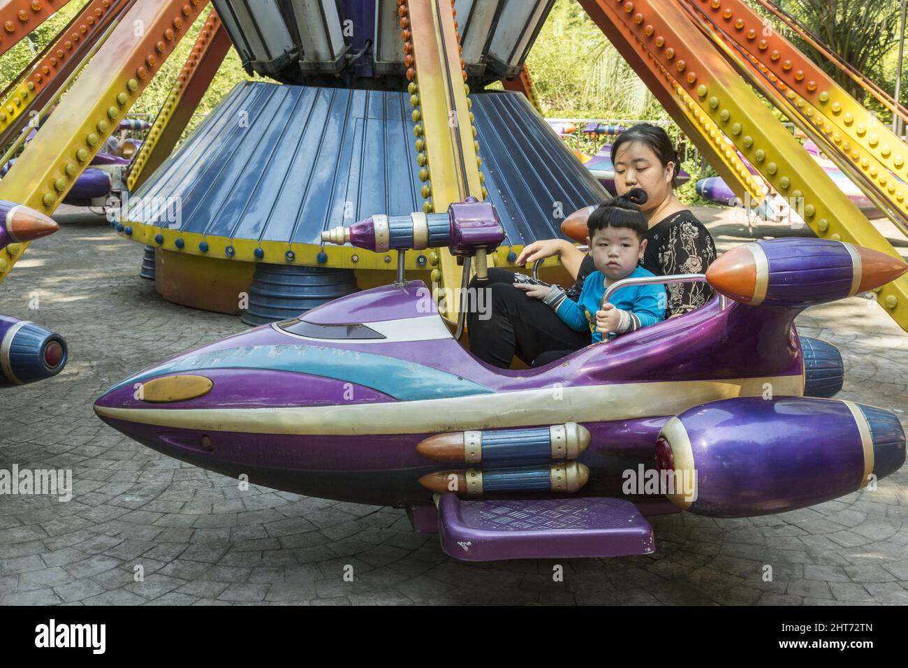 Entertainment park in Shanghai Stock Photo - Alamy
