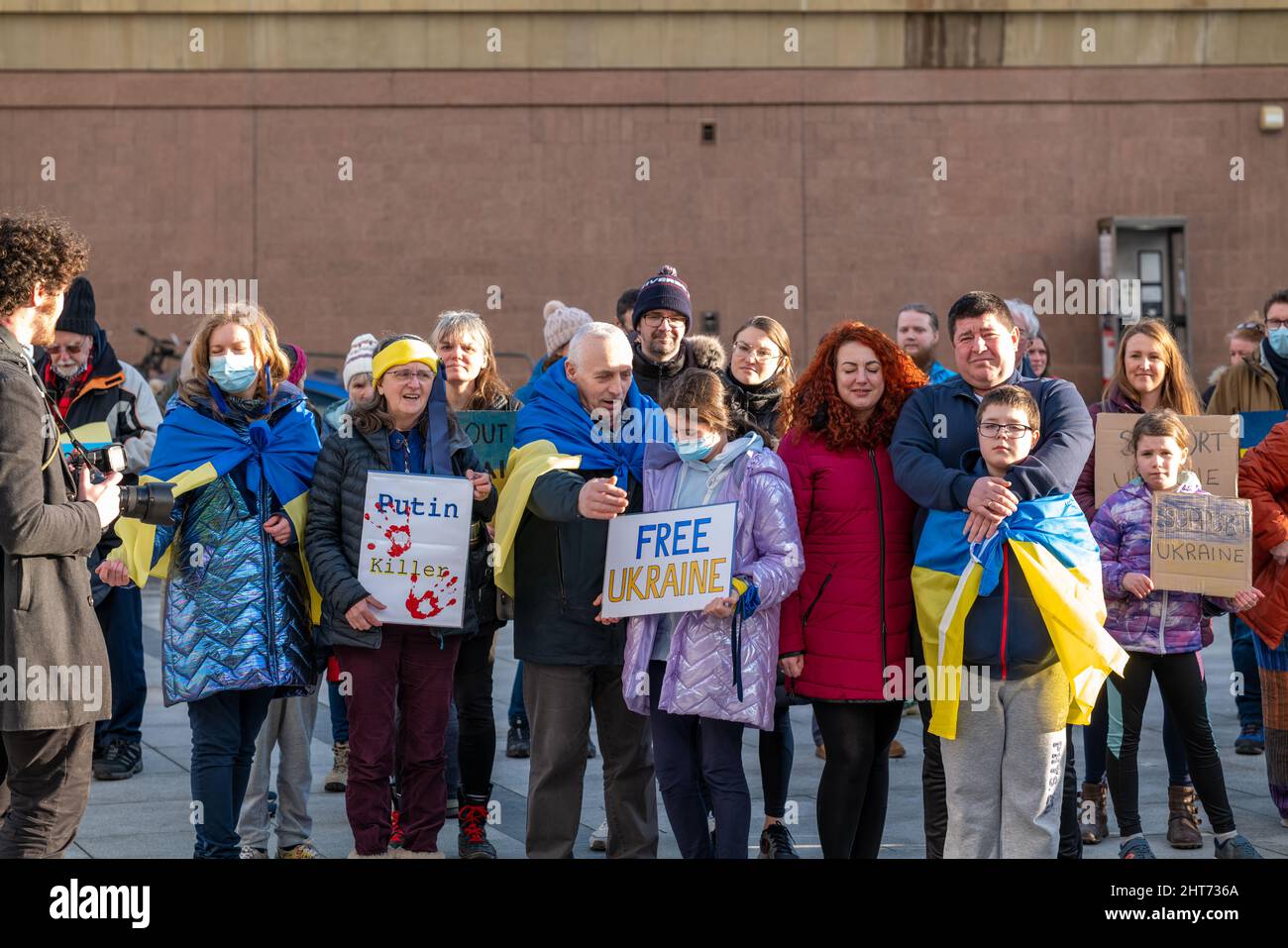 The Falcon Square, Inverness, Highlands, UK. 26th Feb, 2022. This is a ...