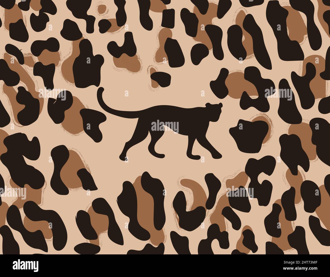 Leopard seamless pattern Stock Vector Image & Art - Alamy