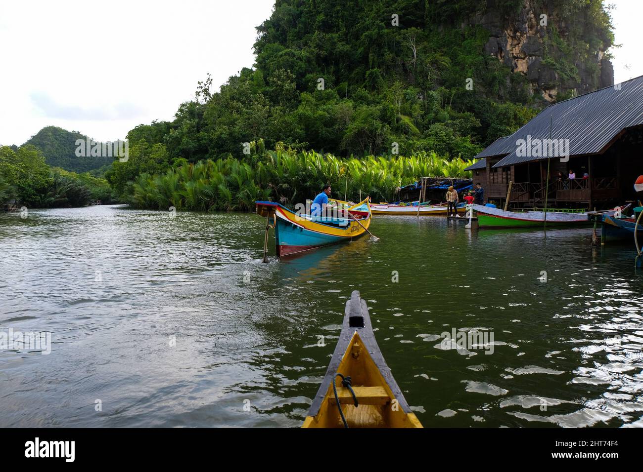 Maros, South Sulawesi, Indonesia. 27th Feb, 2022. The atmosphere of the ...