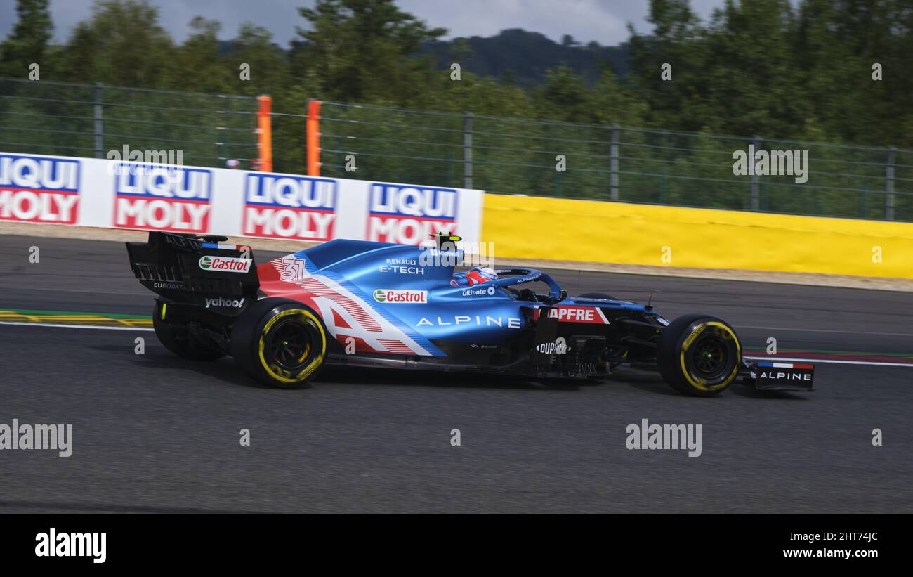 International Auto racing Formula 1 at Circuit de Spa-Francorchamps in ...