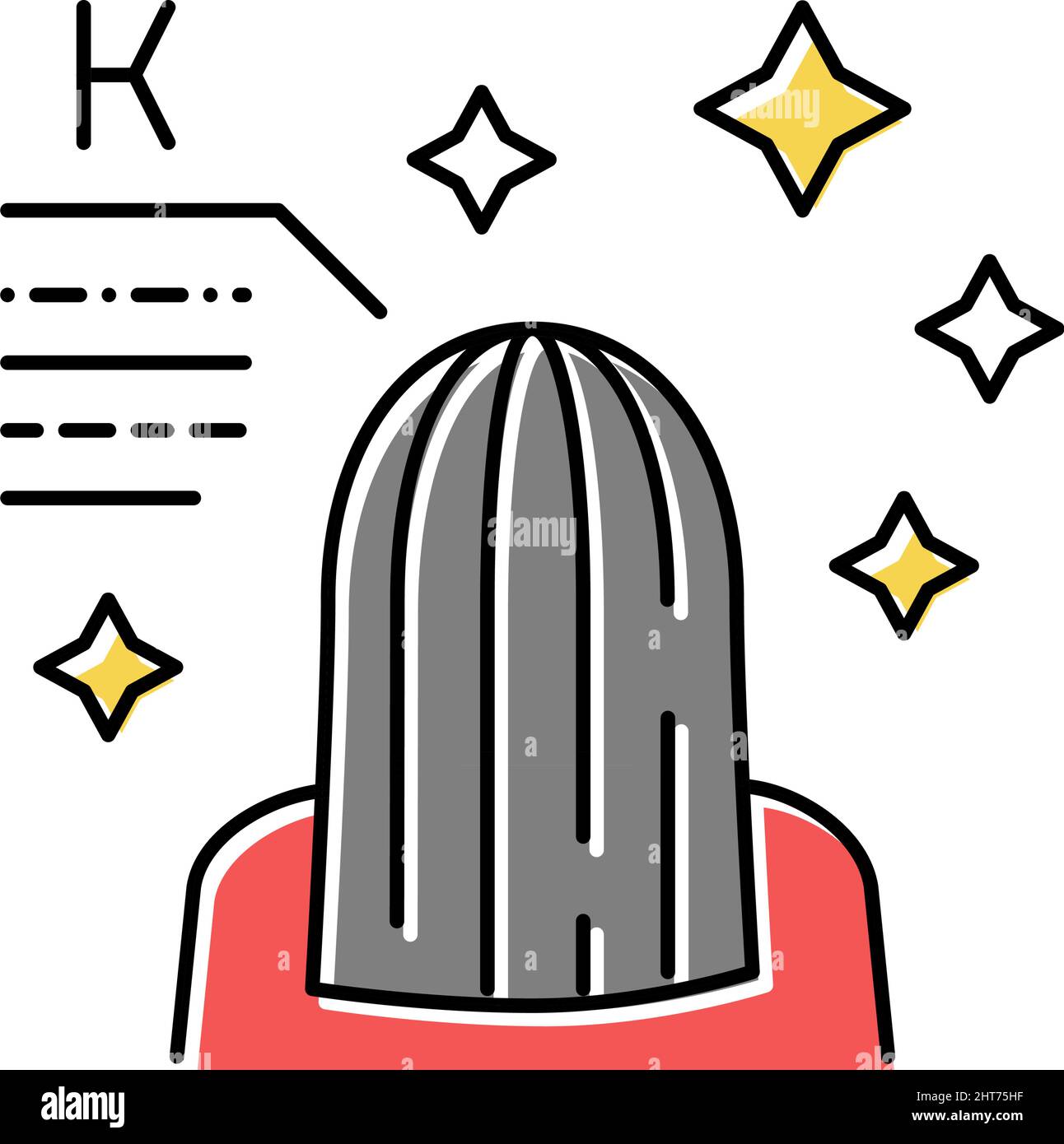 hairstyle with keratin color icon vector illustration Stock Vector ...