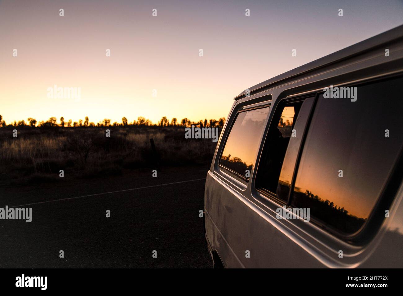 Reflection on van windows hi-res stock photography and images - Alamy