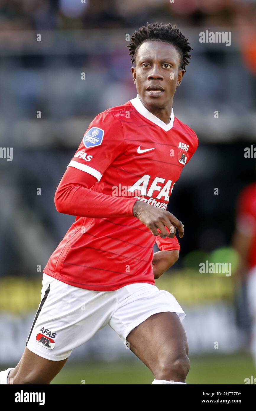ALKMAAR, 27-02-2022, AFAS Stadium Dutch Eriedivisie Football, season ...