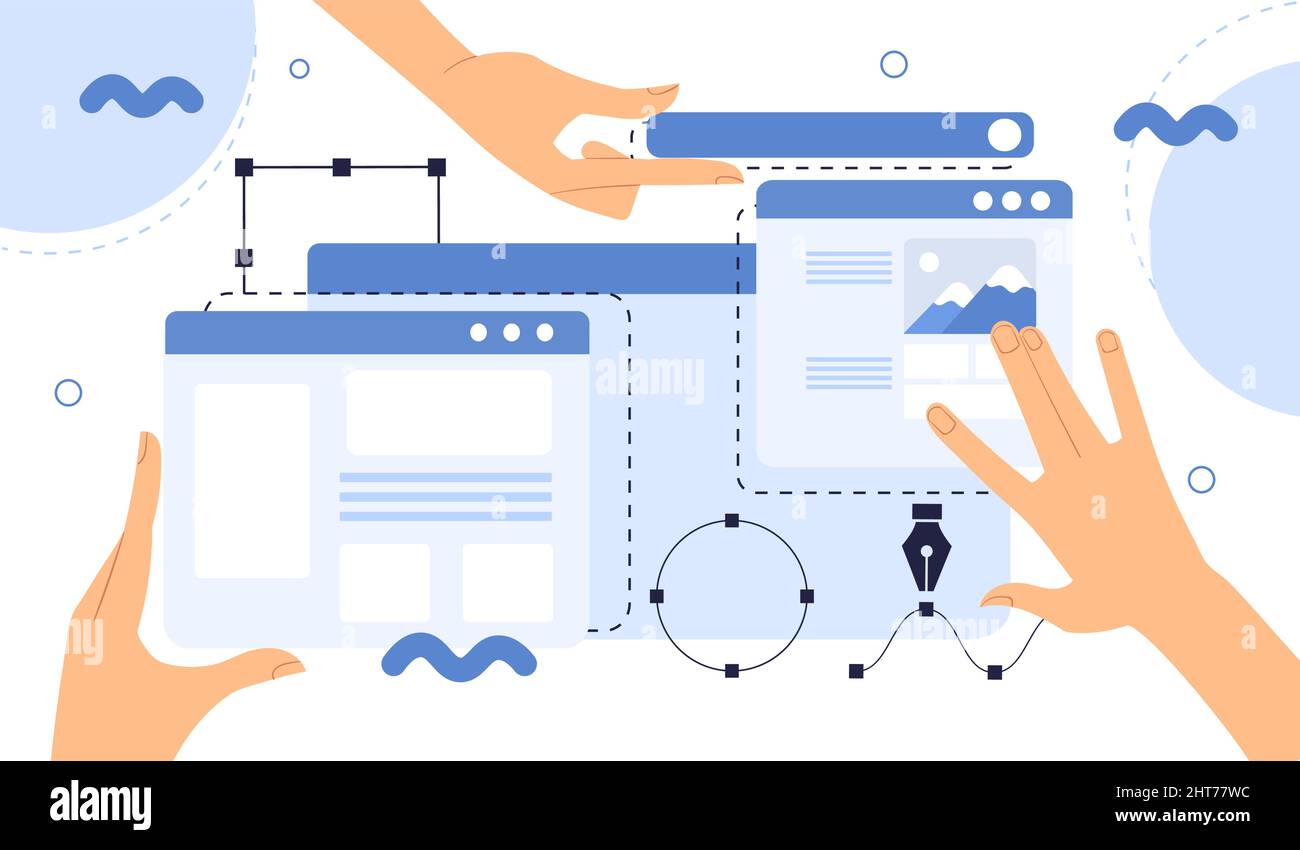 Website design concept Stock Vector Image & Art - Alamy