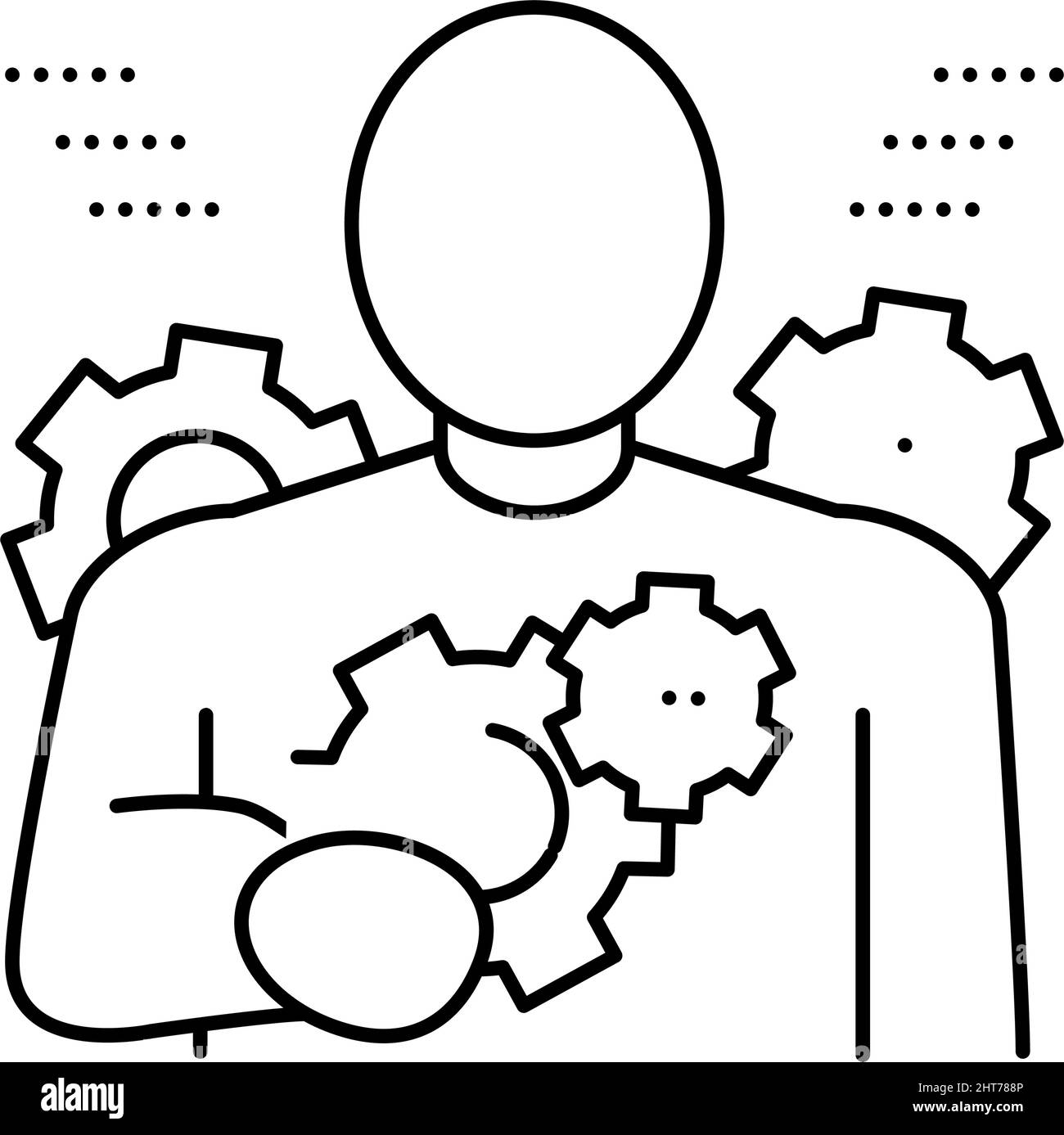 experience people value line icon vector illustration Stock Vector ...