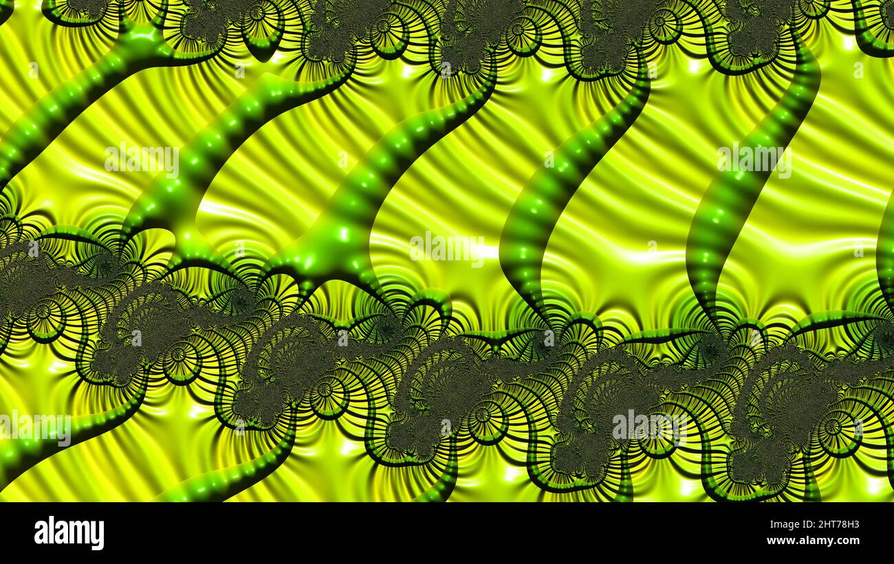 Illustration of digital fractal design Stock Photo - Alamy