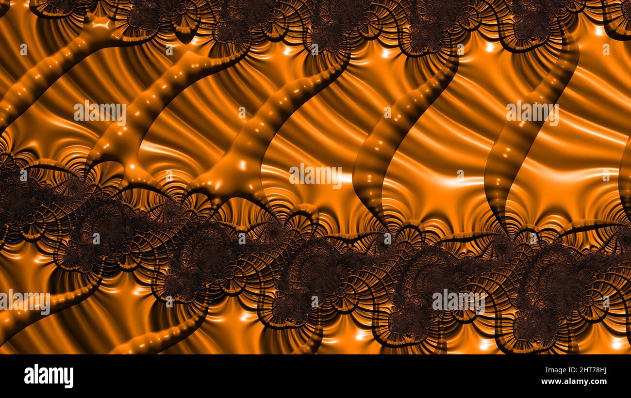 Illustration of digital fractal design Stock Photo - Alamy