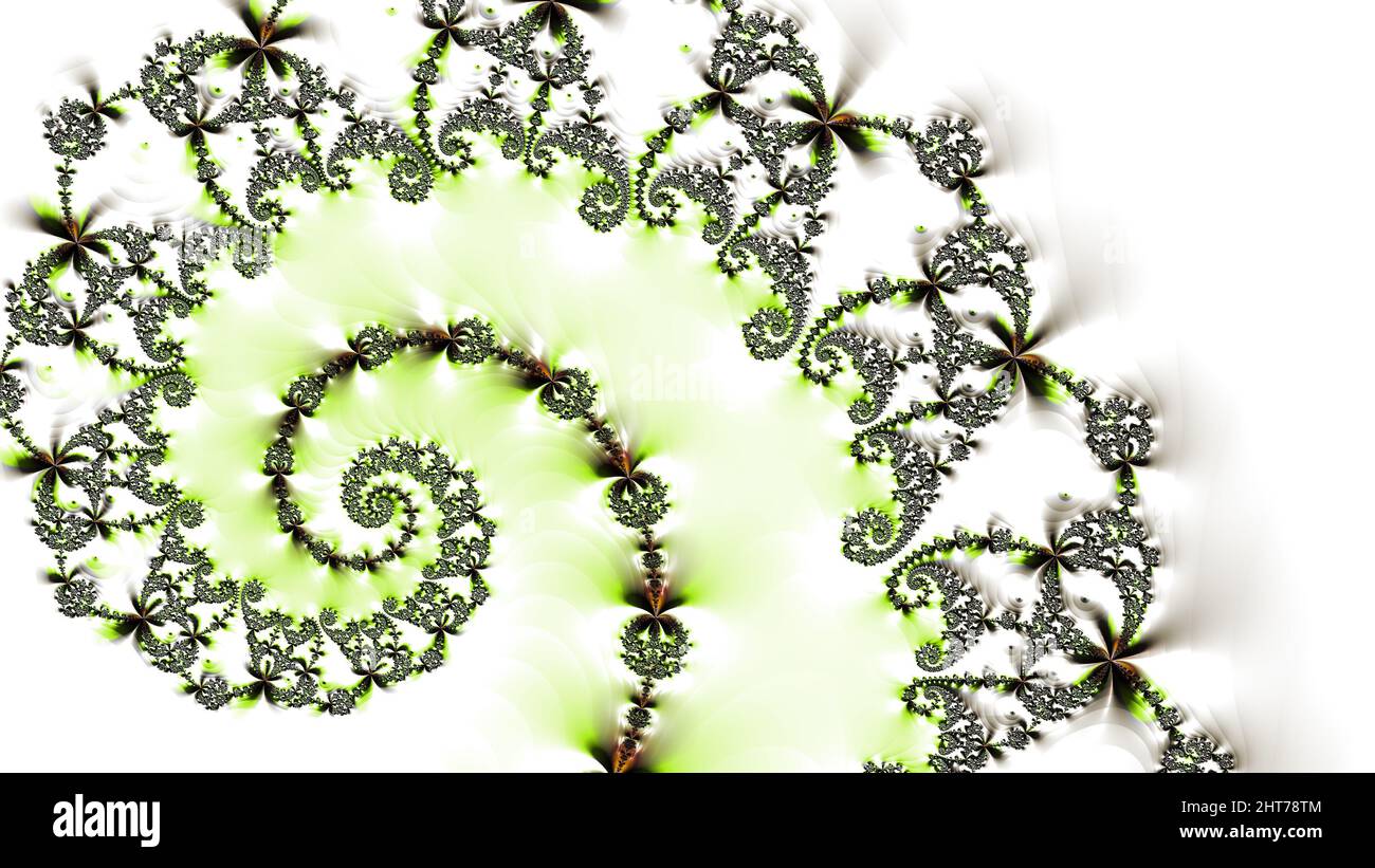 Illustration of digital fractal design Stock Photo - Alamy