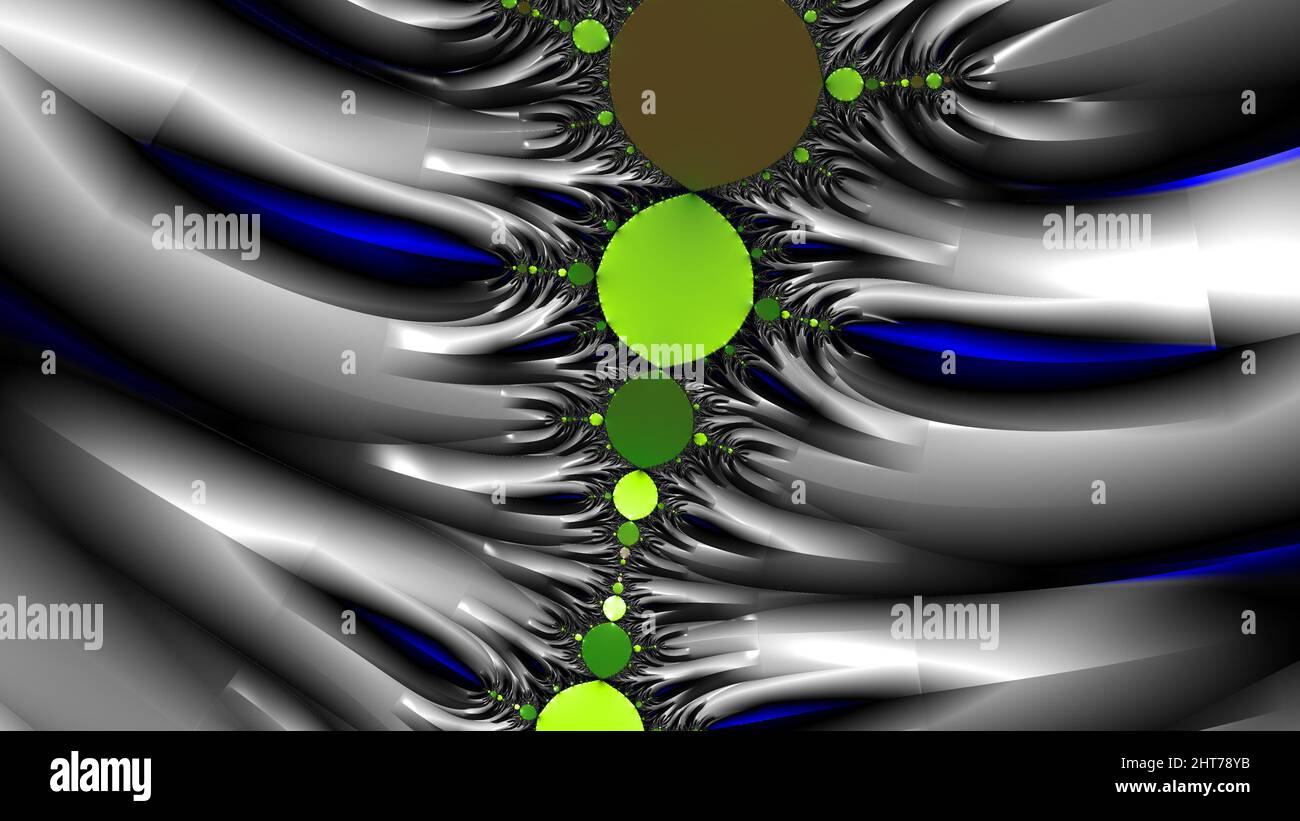 Illustration of digital fractal design Stock Photo - Alamy