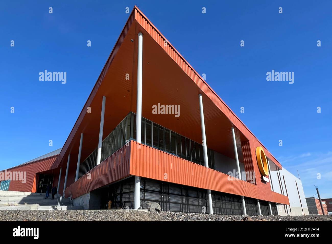 A general view of The Podium during the USA Indoor Track and Field ...