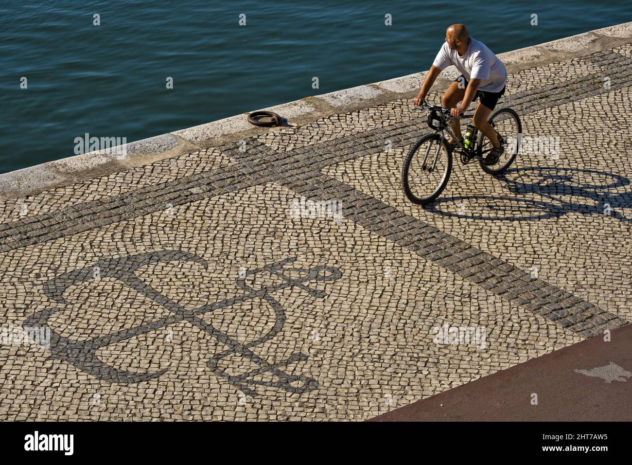 traditional pavement in Portimao, algarve, portugal Stock Photo - Alamy
