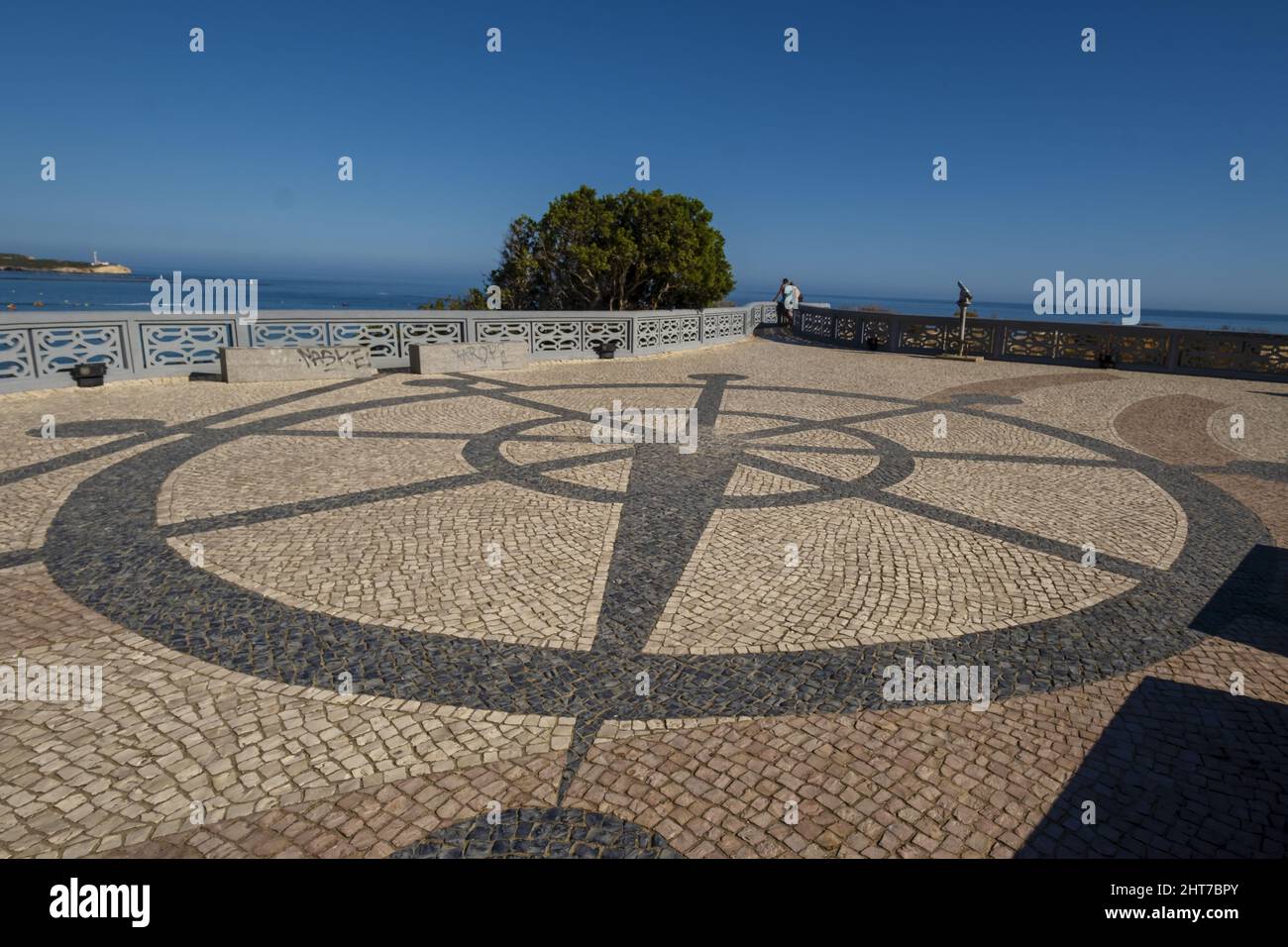 traditional pavement in Portimao, algarve, portugal Stock Photo - Alamy