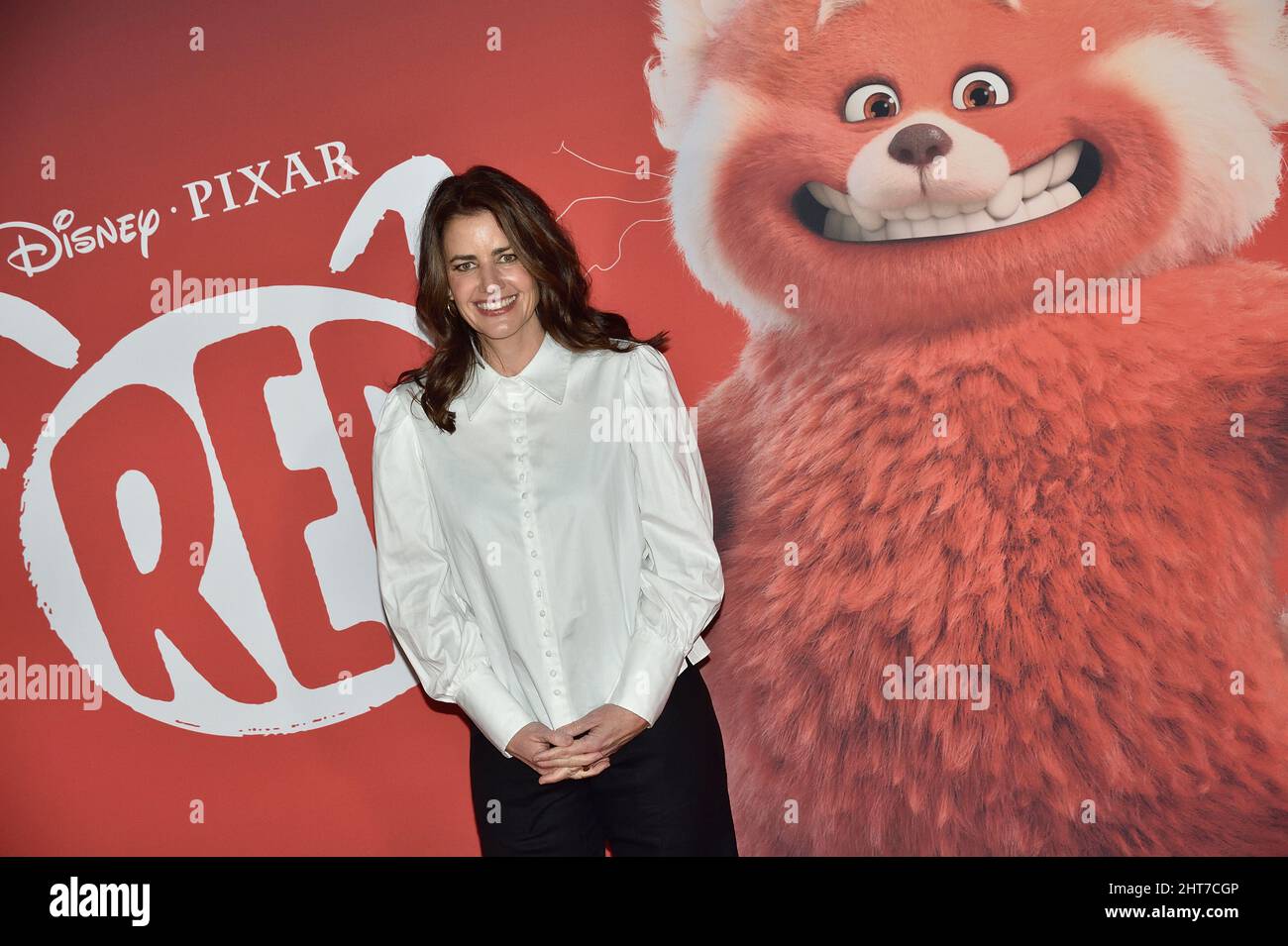 ROME, ITALY - FEBRUARY 25: Lindsey Collins attends the "Red" premiere ...