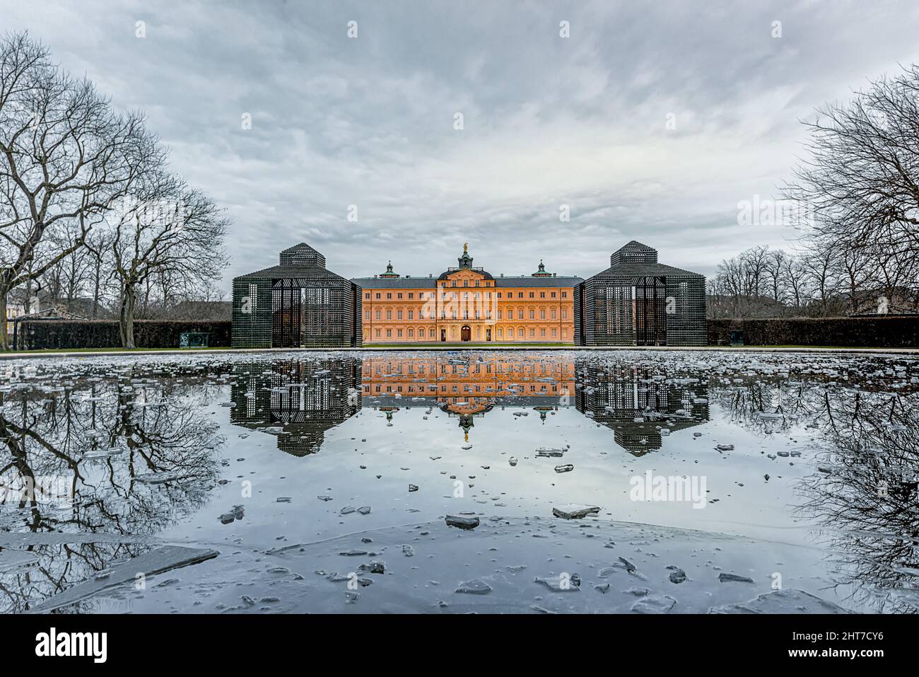 Schloss Rastatt, also known as Residenzschloss Rastatt in Rastatt ...