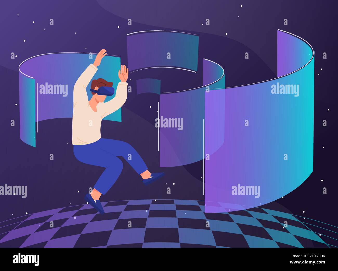 Concept of metaverse Stock Vector Image & Art - Alamy