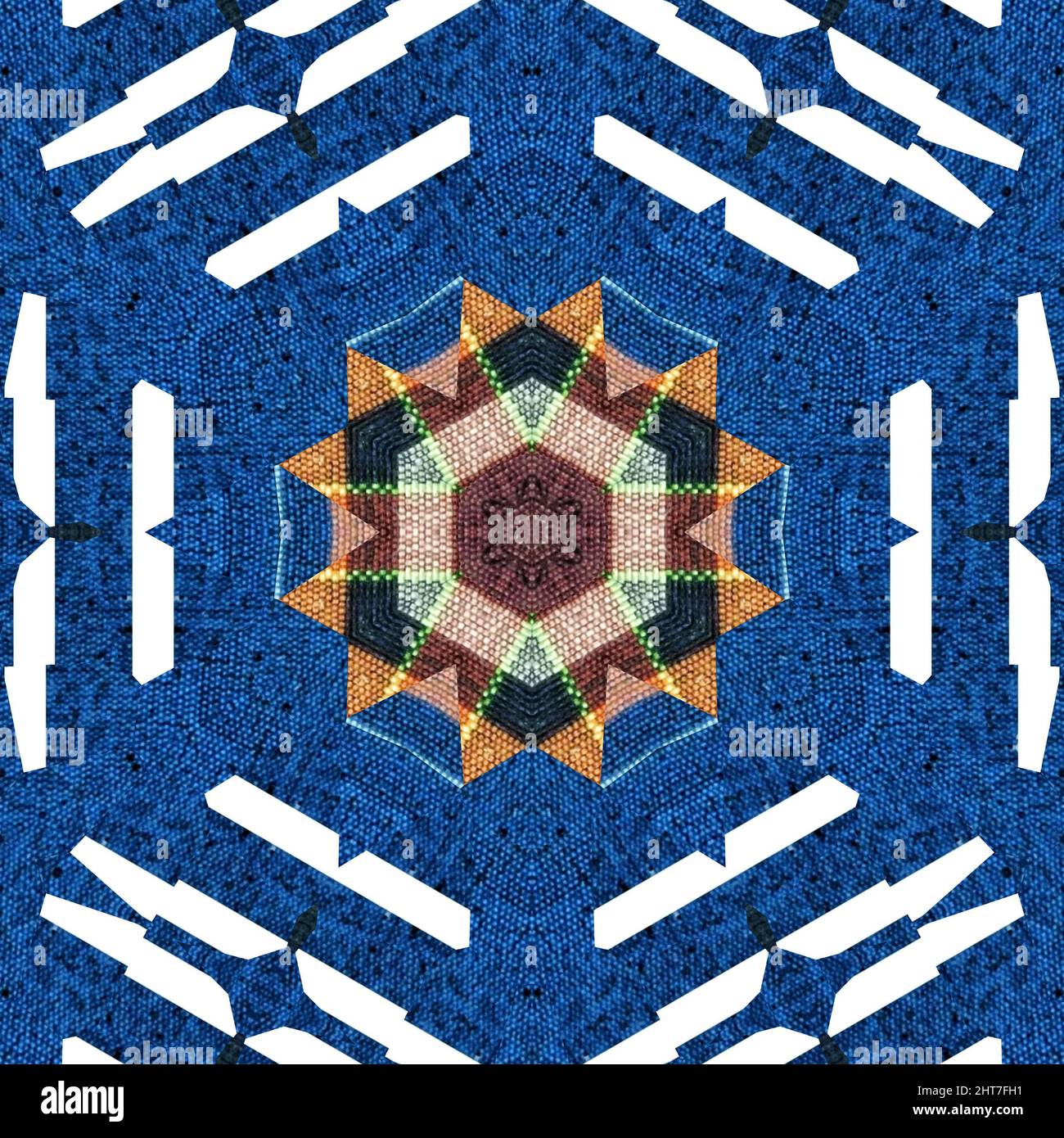 Modern geometric pattern design for floor tiles Stock Photo - Alamy