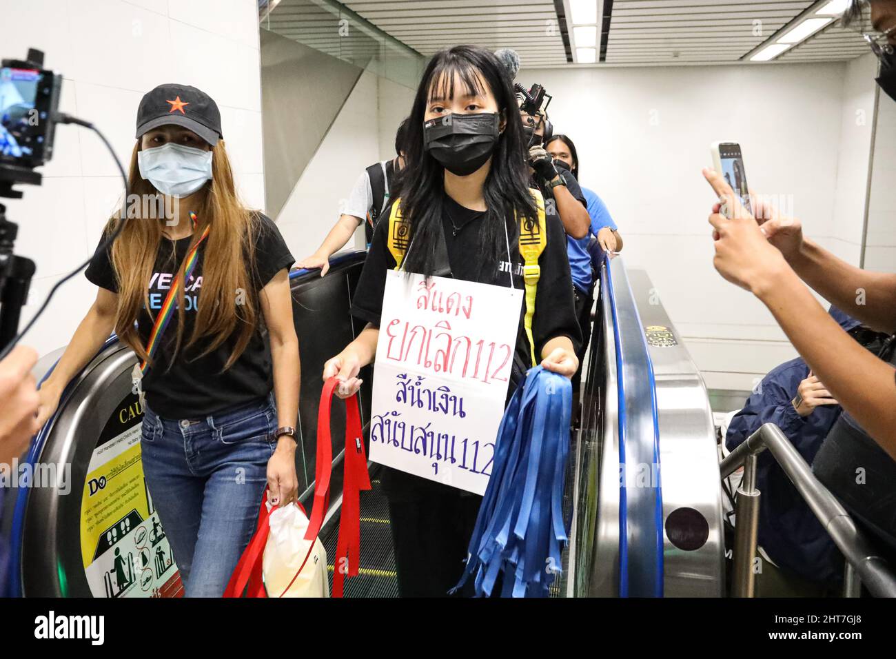 February 26, 2022, Bangkok, Thailand: Tawan, Thaluwang group, conducted ...