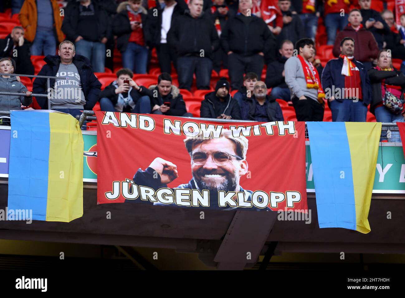 Flags liverpool chelsea carabao cup hi-res stock photography and images ...