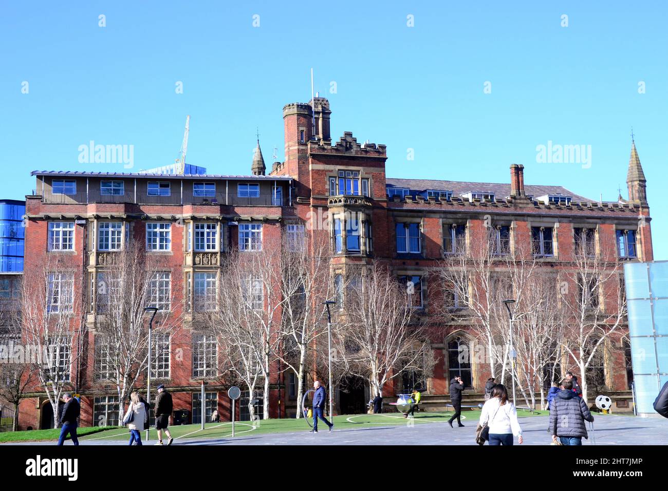 Exterior of Chetham's School of Music, an independent co-educational ...