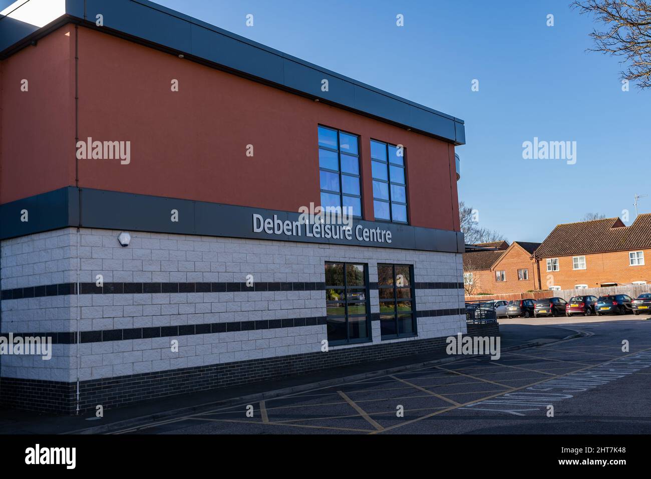 Woodbridge Suffolk UK February 25 2022: Exterior view of the Deben ...