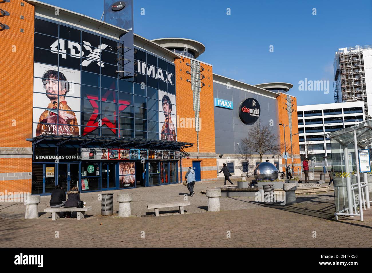 Ipswich Suffolk UK February 25 2022: The popular cinema chain Cineworld ...
