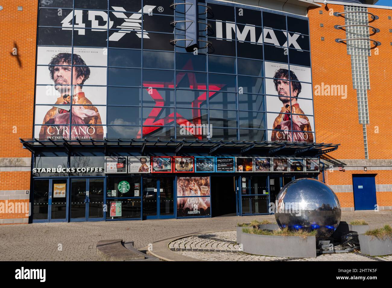 Ipswich Suffolk UK February 25 2022: The popular cinema chain Cineworld ...