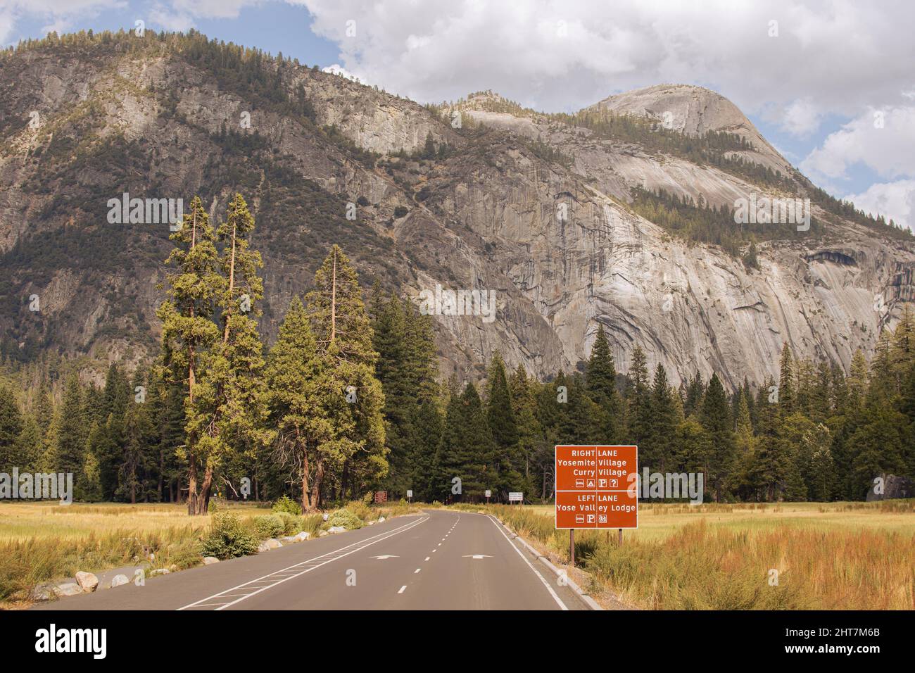 Autumnal landscape from Yosemite National Park, California, United ...