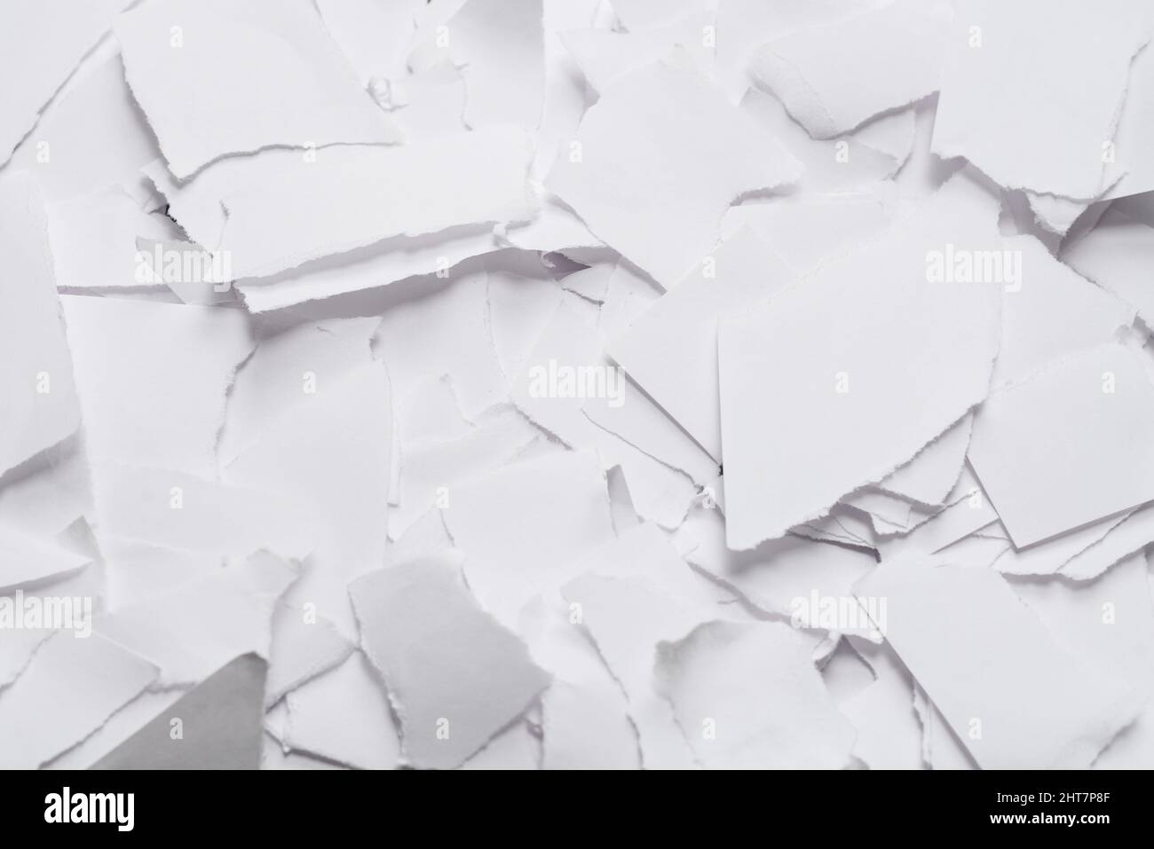 Empty white paper pieces as a background. Space for text or design ...